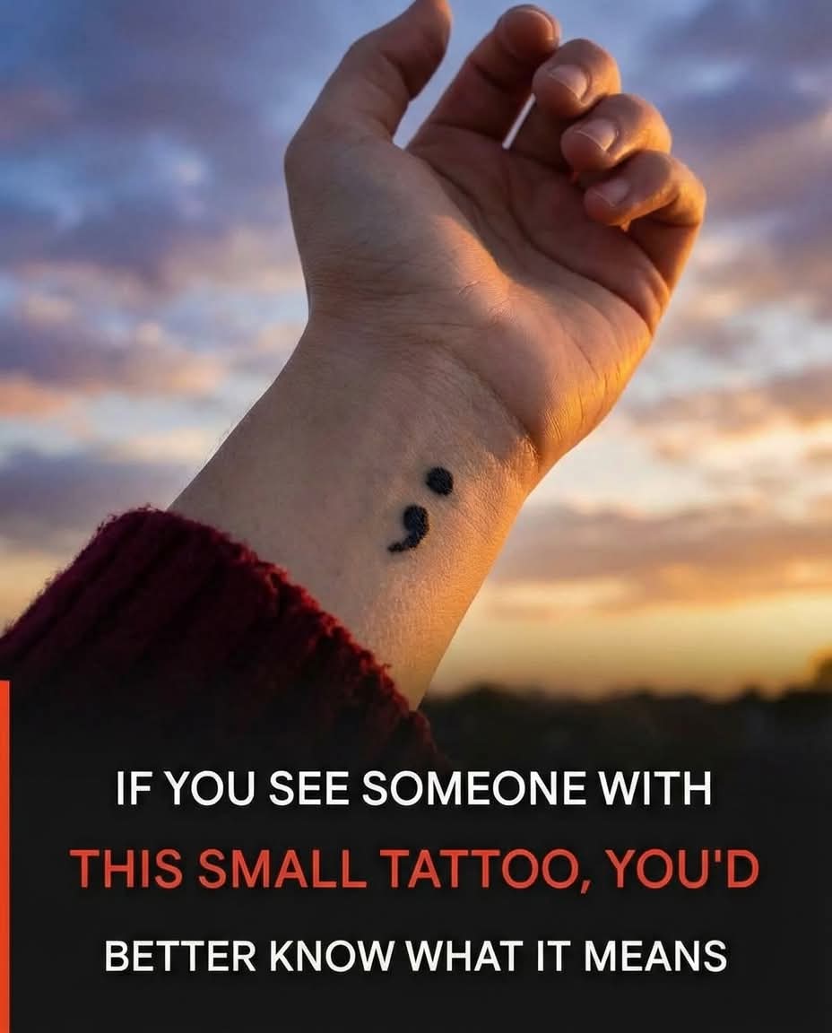 Why a Tiny Semicolon Tattoo Carries Such a Powerful Meaning – Live Well ...