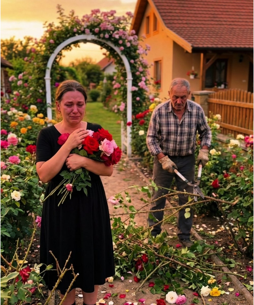 Her husband cut down all the roses she had grown for 20 years – Live ...